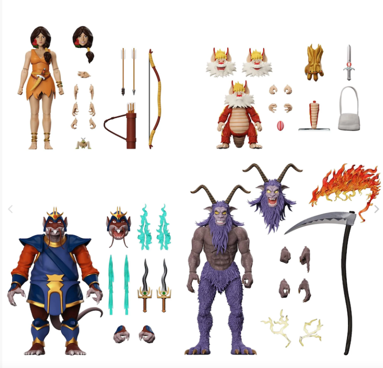Super7 ThunderCats Ultimates Wave 7 - Willa, Snarf, Ratar-O & Mongor ...