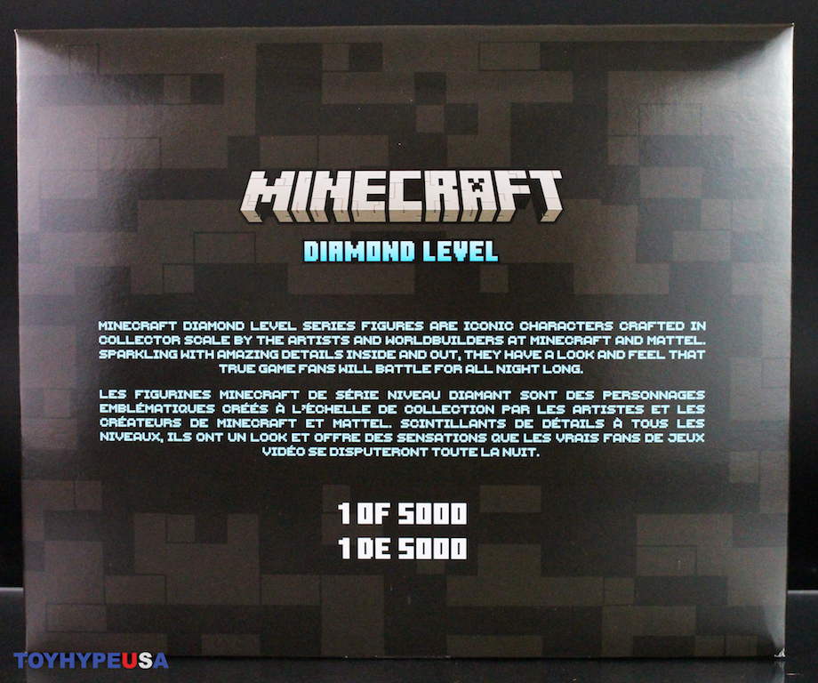SDCC 2022 - Mattel Minecraft Diamond Level Steve Collector Figure Review