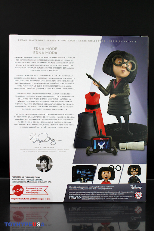 SDCC 2022 - Mattel Pixar The Incredibles - Spotlight Series Edna Mode ...