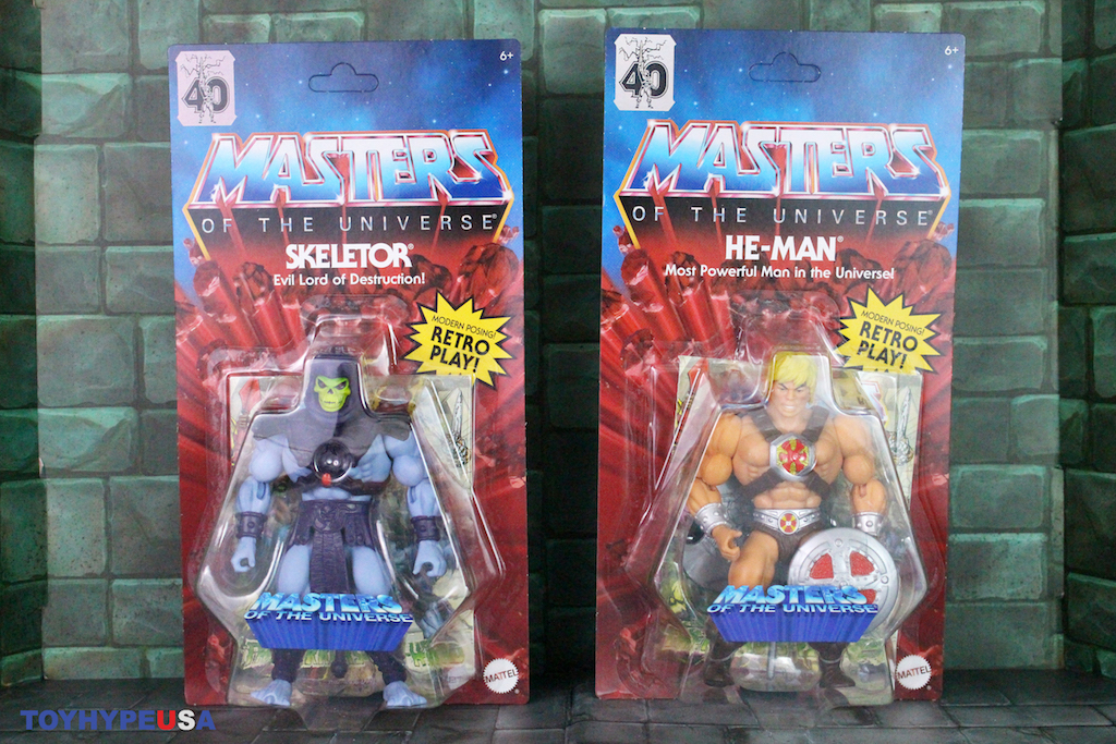 Mattel - Masters of the Universe: Origins 200X He-Man, 200x Skeletor ...