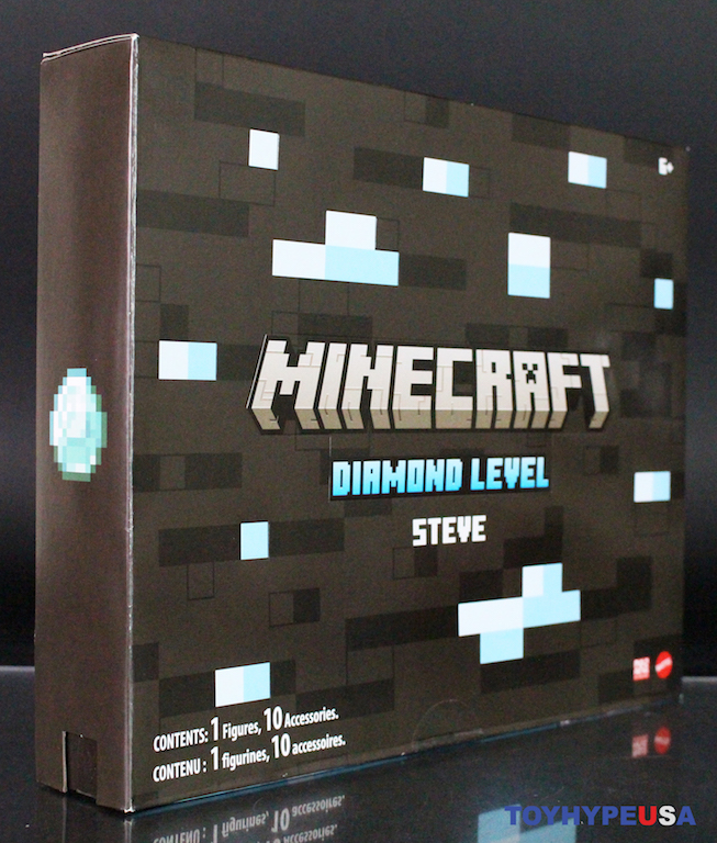 SDCC 2022 - Mattel Minecraft Diamond Level Steve Collector Figure Review