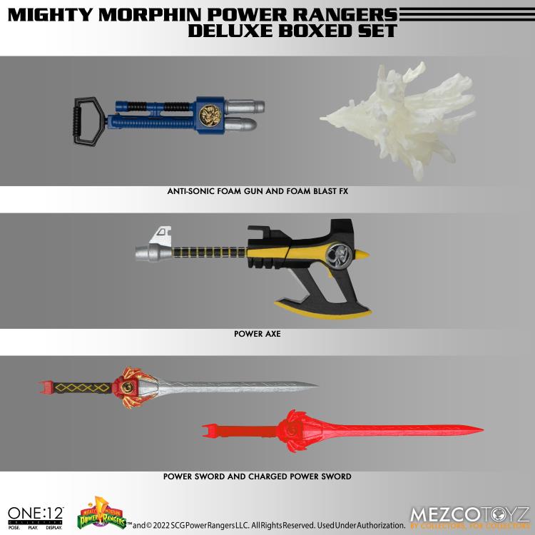 Mezco Toyz Mighty Morphin Power Rangers One:12 Collective Deluxe Box Set