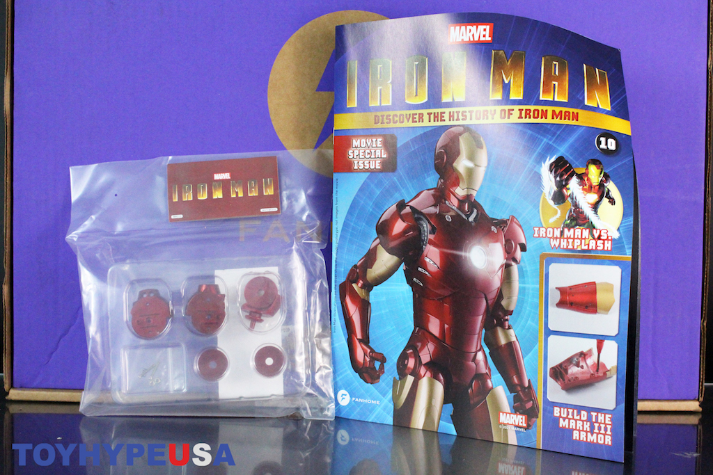 FanHome – Iron Man Partwork Build Up Model Subscription Box #3 Review