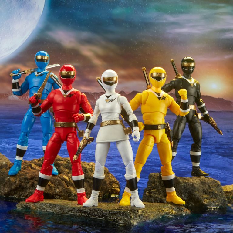 Hasbro Power Rangers Lighting Collection 5-Pack Alien Rangers Box Set ...