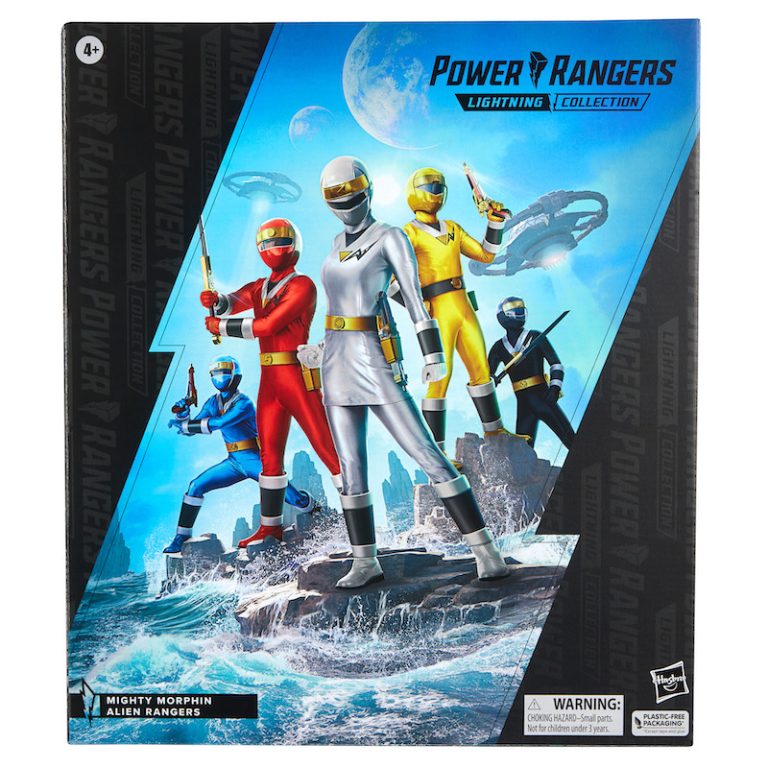 Hasbro Power Rangers Lighting Collection 5-Pack Alien Rangers Box Set ...