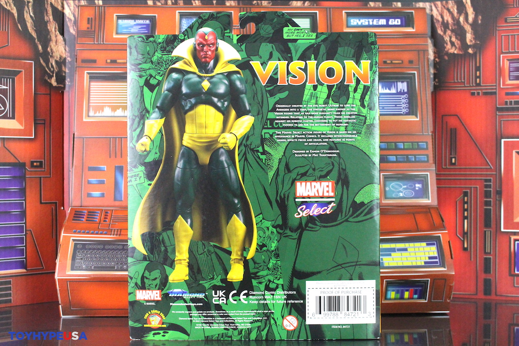 Diamond Select Toys Marvel Select Comic Vision Figure Review