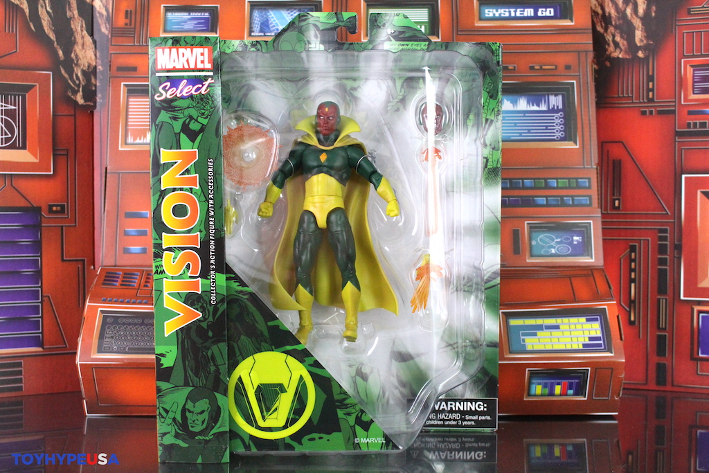 Diamond Select Toys Marvel Select Comic Vision Figure Review