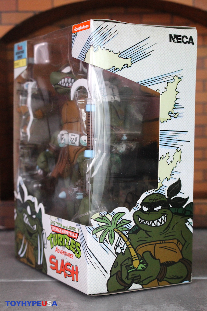 NECA Toys Teenage Mutant Ninja Turtles Adventures Slash Figure Review
