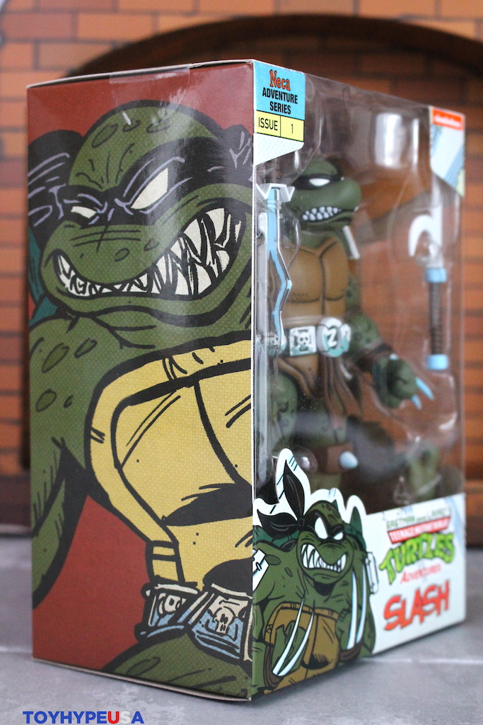 NECA Toys Teenage Mutant Ninja Turtles Adventures Slash Figure Review