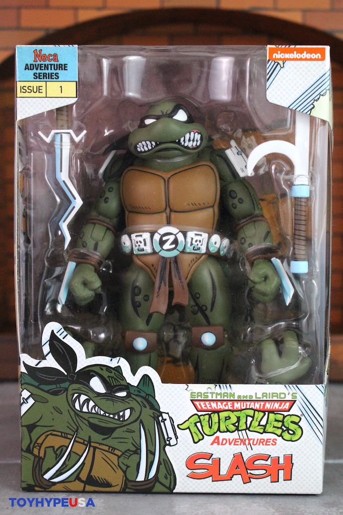 NECA Toys Teenage Mutant Ninja Turtles Adventures Slash Figure Review