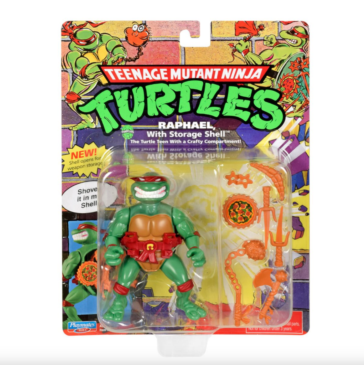 Playmates Toys Teenage Mutant Ninja Turtles Original Classic Storage ...
