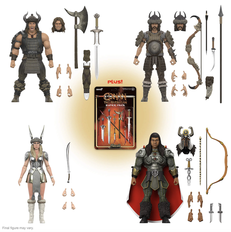 Super7 Conan Ultimates Wave 5 - Conan, Thulsa Doom & Subotai (Battle Of ...