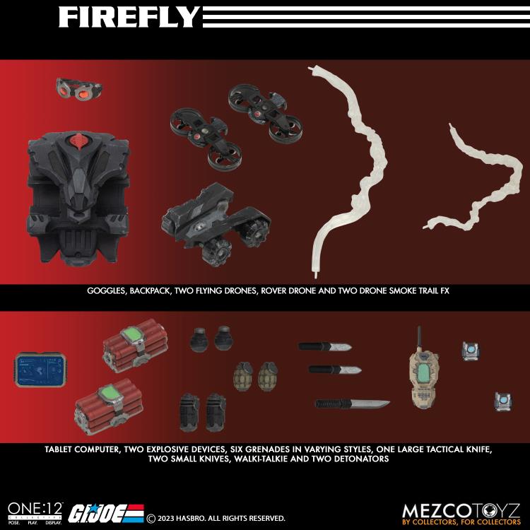Mezco Toyz G.I. Joe One:12 Collective Firefly Figure Available Now