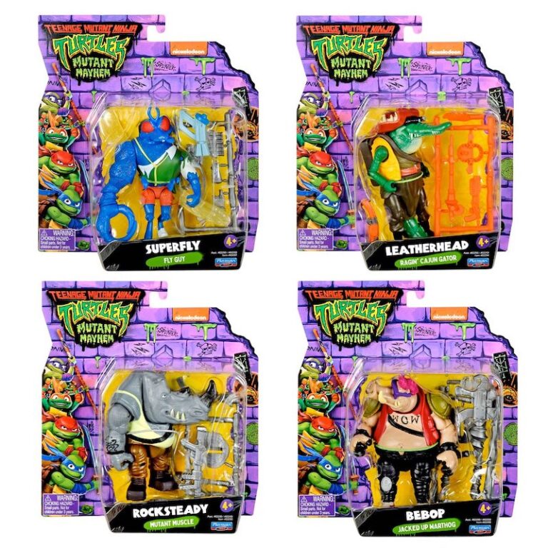 Playmates Toys Teenage Mutant Ninja Turtles: Mutant Mayhem Turtles ...