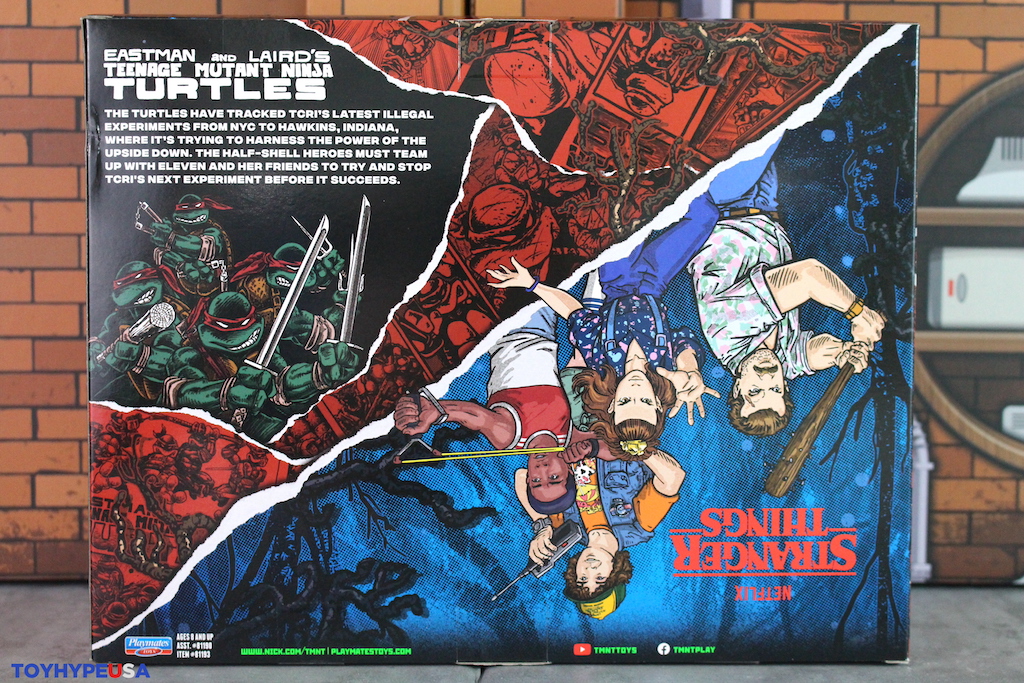 Playmates Toys Teenage Mutant Ninja Turtles x Stranger Things Crossover ...
