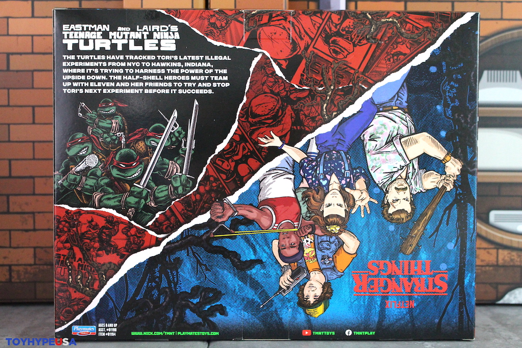 Playmates Toys Teenage Mutant Ninja Turtles x Stranger Things Crossover ...