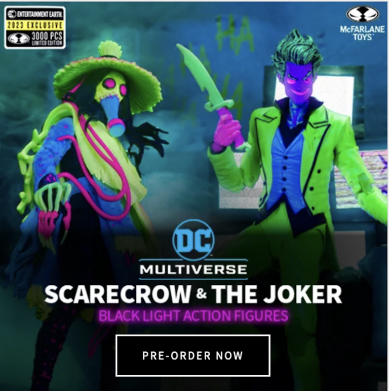 McFarlane Toys DC Multiverse The Joker & Scarecrow Infinite Frontier ...