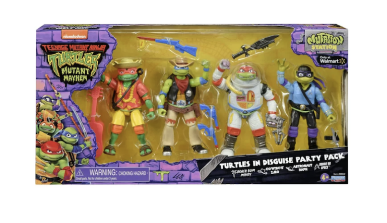 Playmates Toys Teenage Mutant Ninja Turtles: Mutant Mayhem Turtles ...
