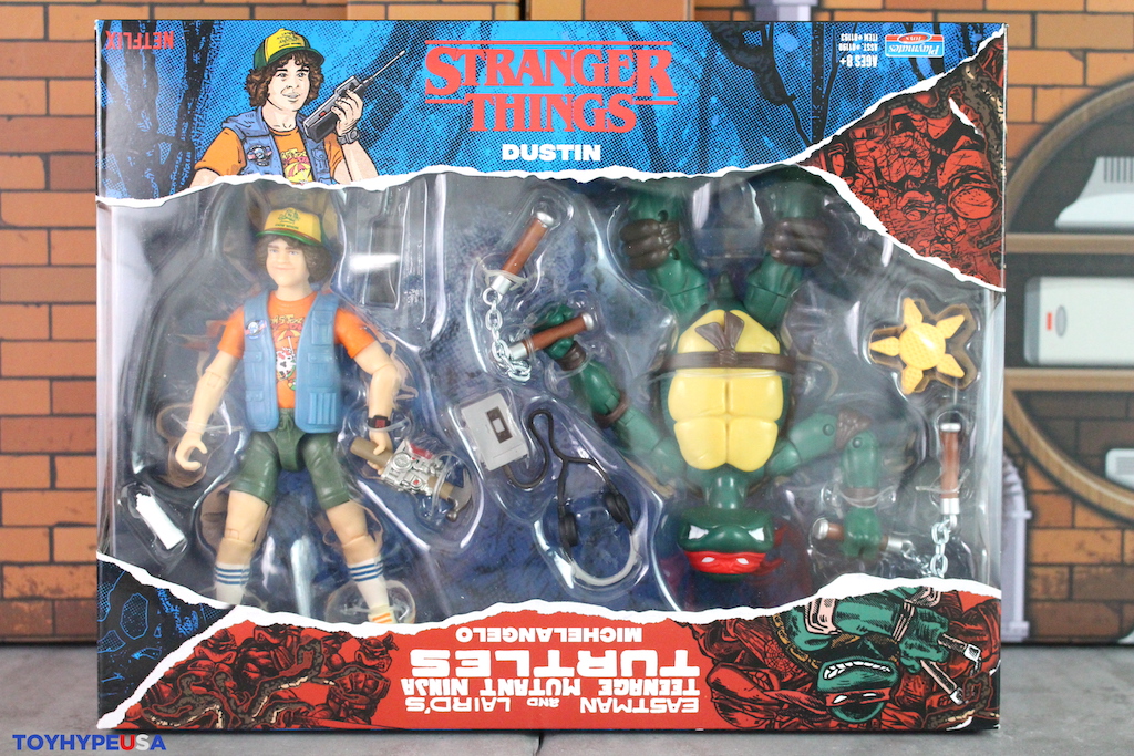 Playmates Toys Teenage Mutant Ninja Turtles x Stranger Things Crossover ...