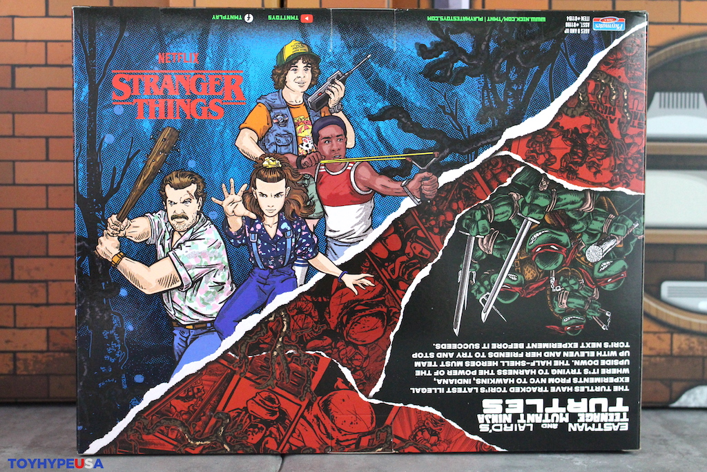 Playmates Toys Teenage Mutant Ninja Turtles x Stranger Things Crossover ...