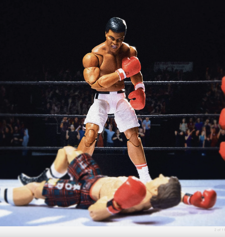 Mattel SDCC 2023 Exclusive - WWE Ultimate Edition Muhammad Ali Action ...