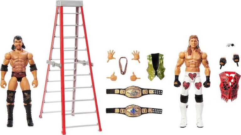 Mattel - WWE Elite Wrestlemania X Ladder Match Set with Shawn Michaels ...