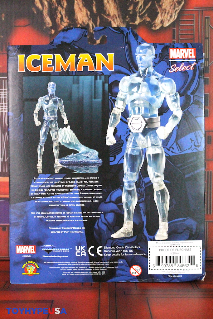 Diamond Select Toys Marvel Select Iceman Figure Review