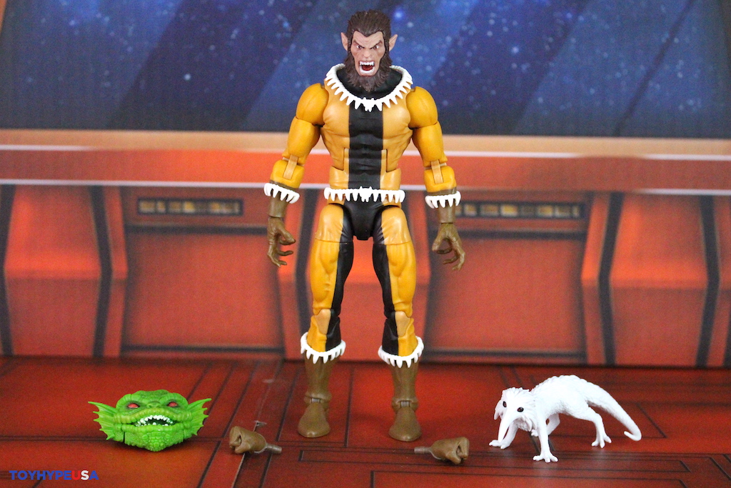 Hasbro Marvel Legends Fang & Kid Omega (Ch'od Build-A-Figure) Figures ...