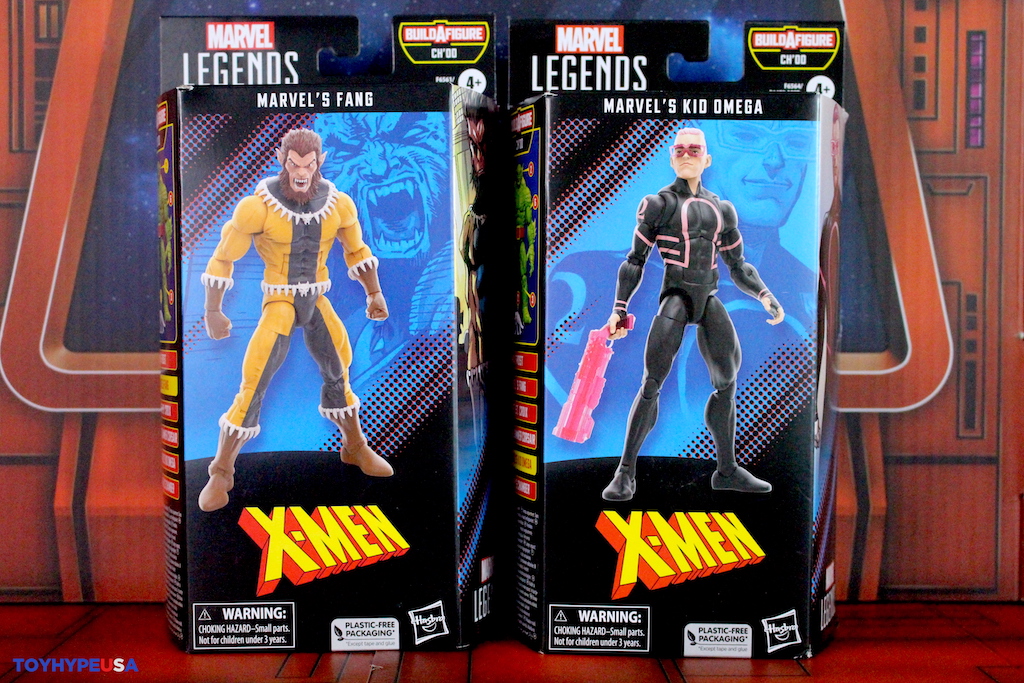 Hasbro Marvel Legends Fang & Kid Omega (Ch'od Build-A-Figure) Figures ...