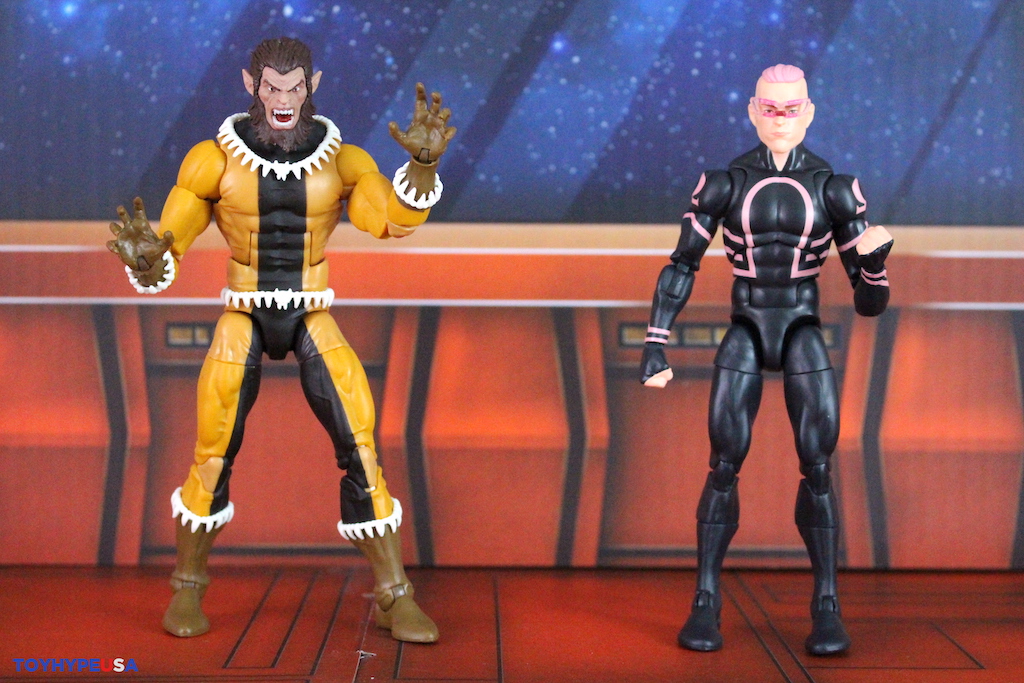 Hasbro Marvel Legends Fang & Kid Omega (Ch'od Build-A-Figure) Figures ...