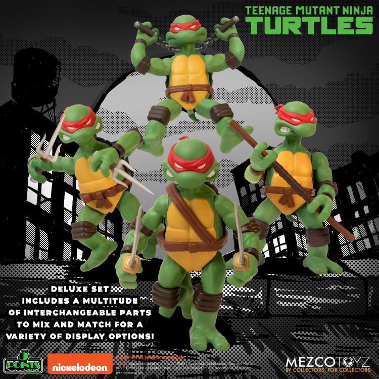 Mezco Toyz Teenage Mutant Ninja Turtles 5 Points Plus Boxed Set ...