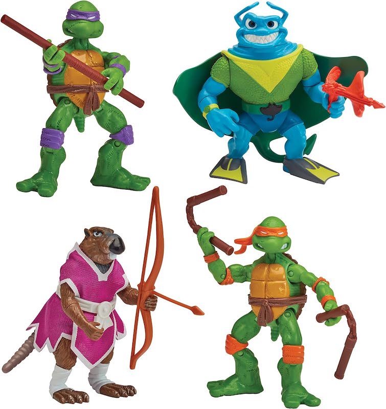 Playmates Toys Teenage Mutant Ninja Turtles: Classic Adventure Heroes ...