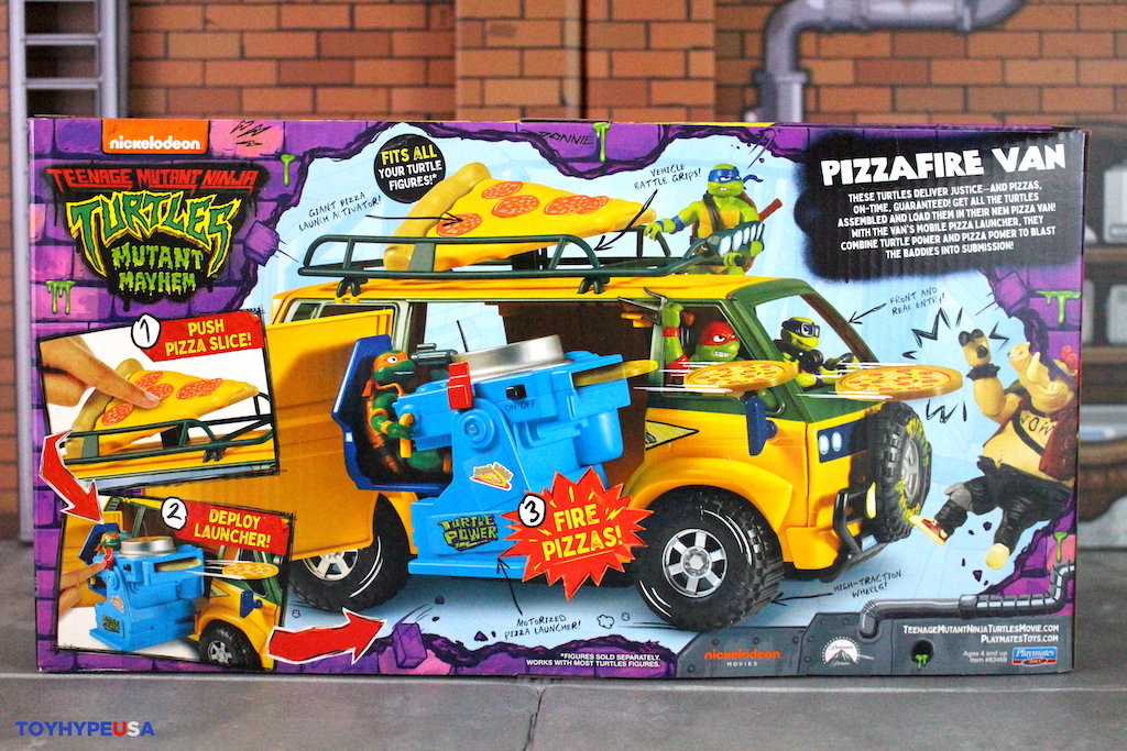 Playmates Toys Teenage Mutant Ninja Turtles: Mutant Mayhem Pizzafire ...