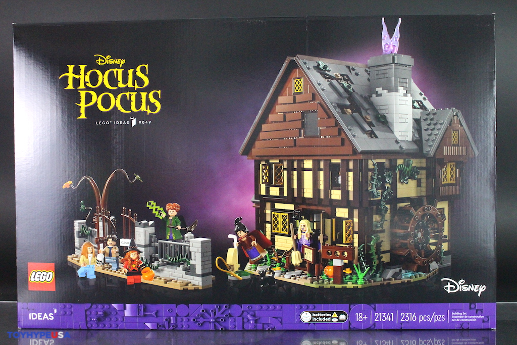 LEGO Ideas 21341 Disney Hocus Pocus: The Sanderson Sisters' Cottage Set ...