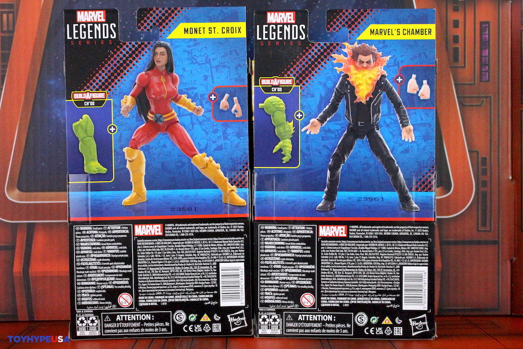 Hasbro Marvel Legends X-Men Monet St. Croix & Chamber (Ch'od Build-A ...