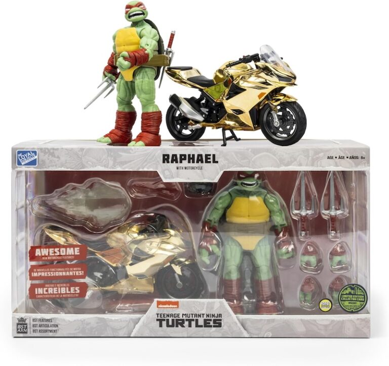 The Loyal Subjects Teenage Mutant Ninja Turtles BST AXN Raphael 5-inch ...