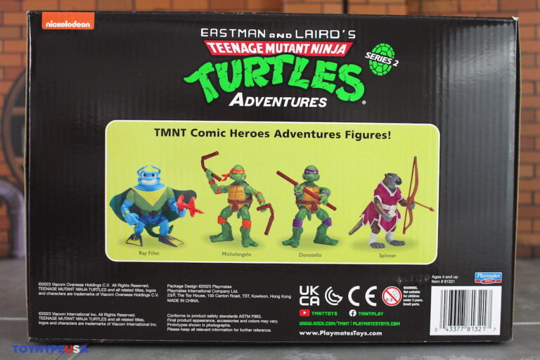 Playmates Toys Teenage Mutant Ninja Turtles: Classic Adventure Heroes ...