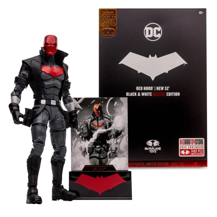 McFarlane Toys The New 52 DC Multiverse Red Hood Limited Black & White Accent Edition Figure Pre ...