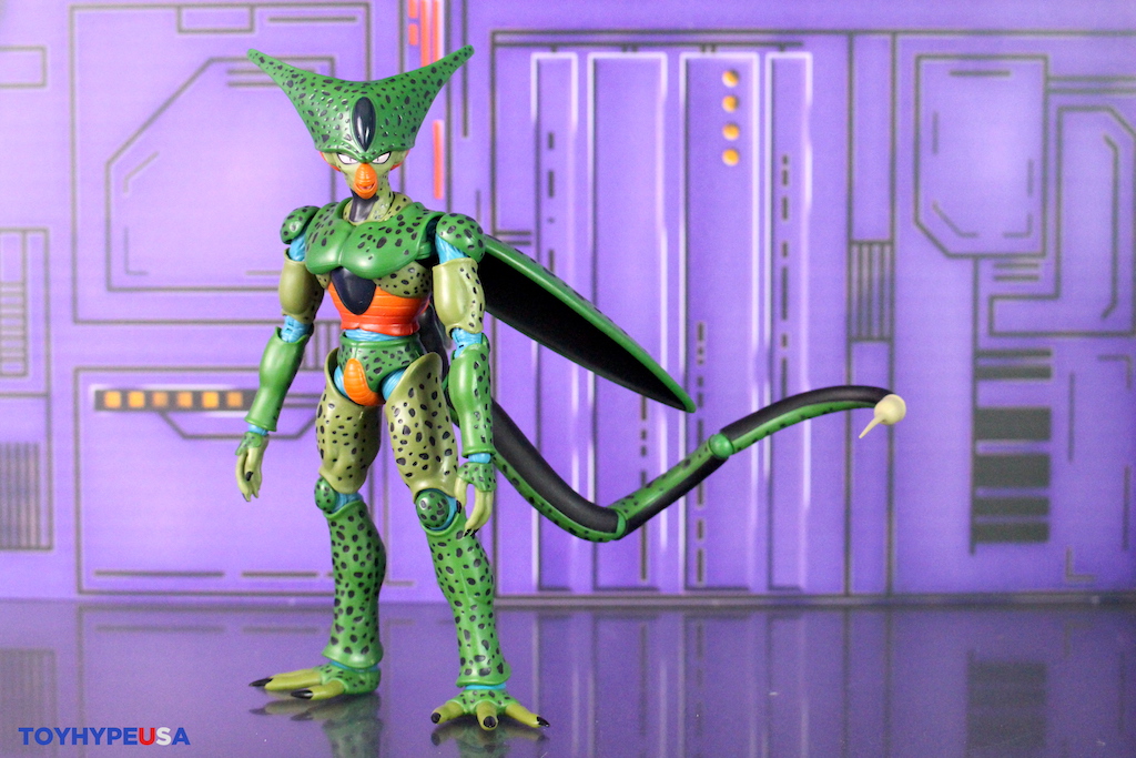 S.H. Figuarts Dragon Ball Z Cell 1st Form Figure Review