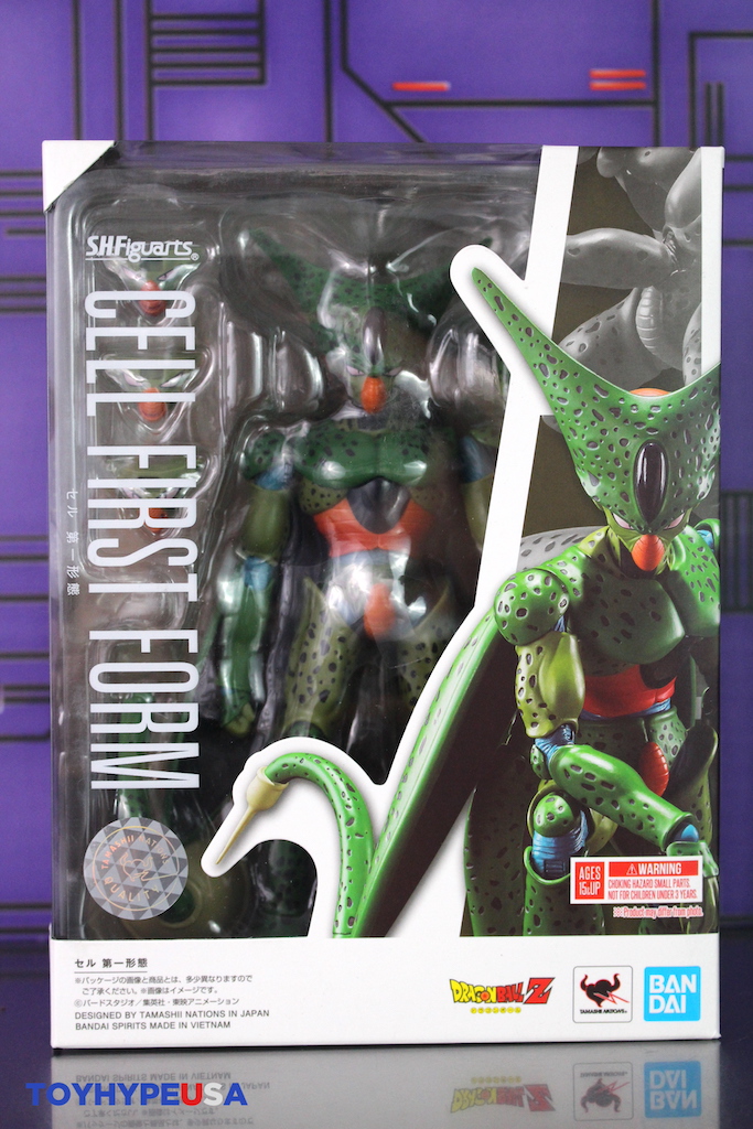 S.H. Figuarts Dragon Ball Z Cell 1st Form Figure Review