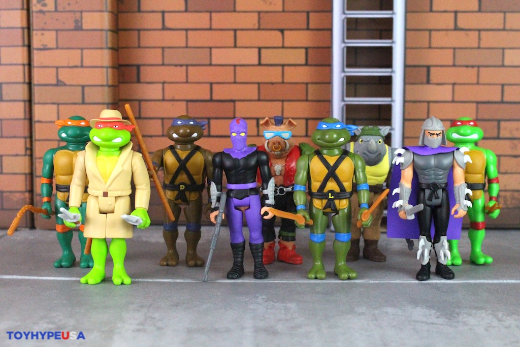 Super7 Teenage Mutant Ninja Turtles ReAction Wave 8 (Cartoon) Figures ...