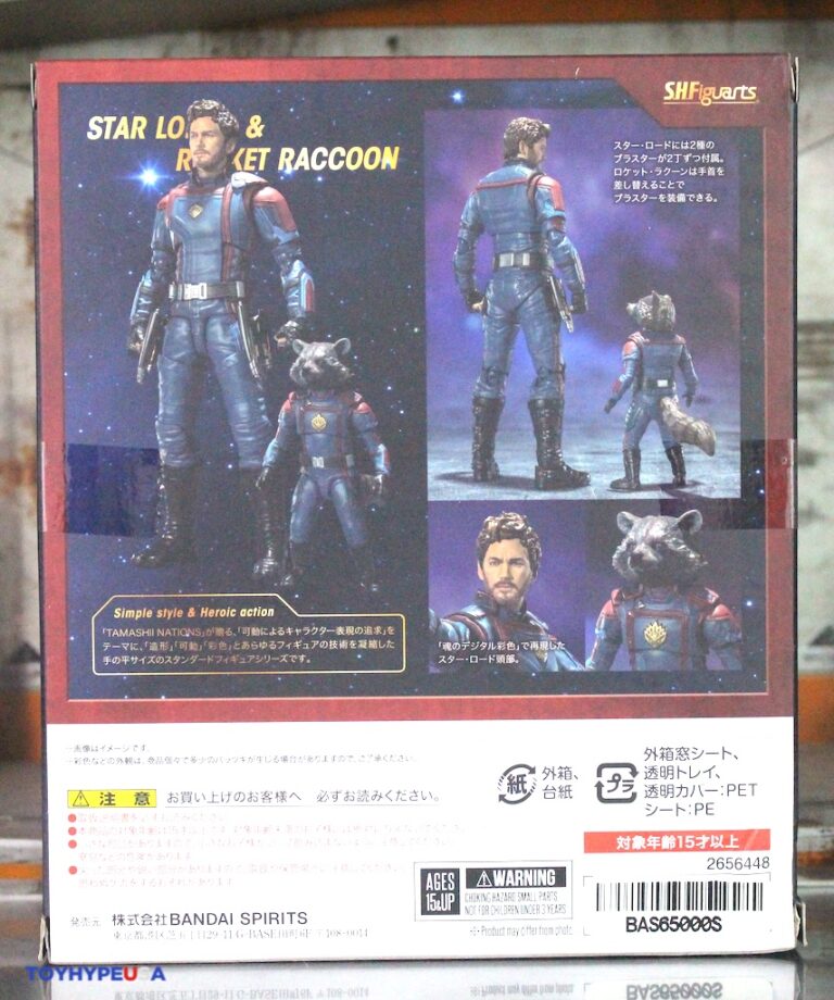 S.H. Figuarts Guardians of the Galaxy Vol. 3 Star-Lord & Rocket Raccoon ...