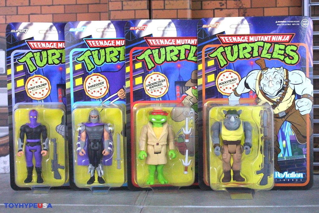 Super7 Teenage Mutant Ninja Turtles ReAction Wave 8 (Cartoon) Figures ...