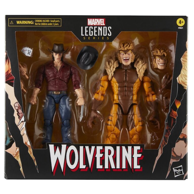 Hasbro Marvel Legends X-Men Logan Vs. Sabretooth, Wolverine & Lilandra ...