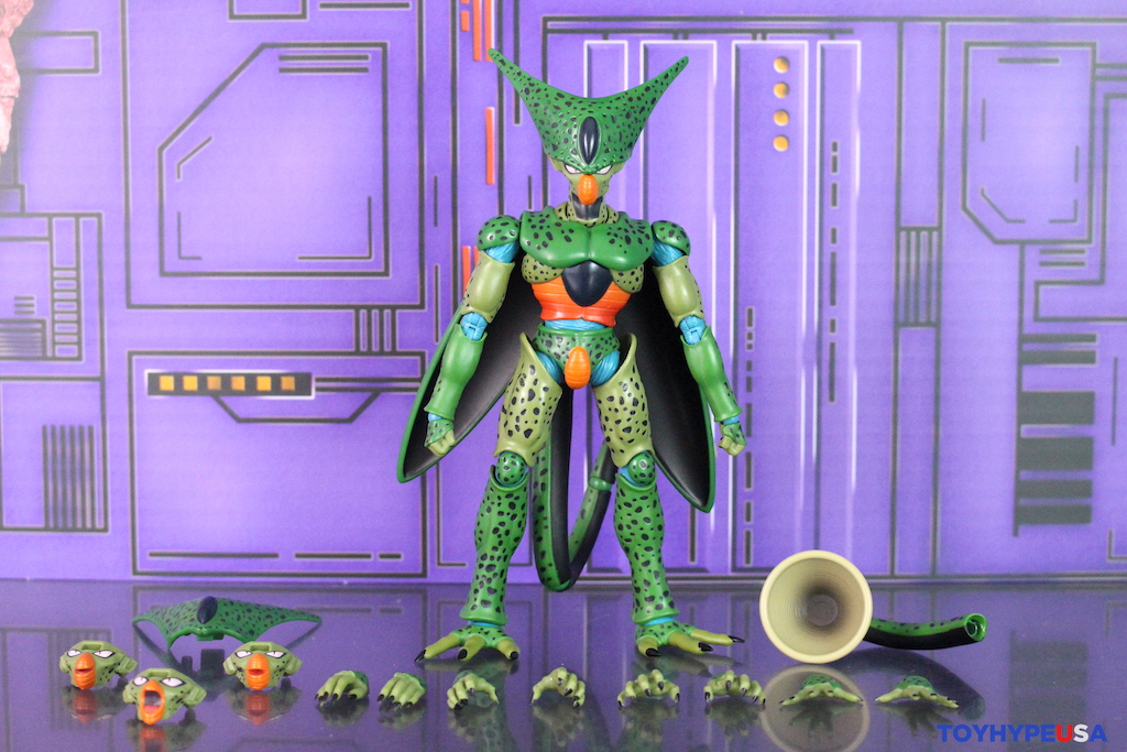 S.H. Figuarts Dragon Ball Z Cell 1st Form Figure Review