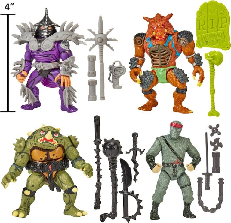 Playmates Toys Teenage Mutant Ninja Turtles: Movie Star Villians Box ...
