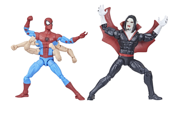 Hasbro Marvel Legends Series Spider-Man vs Morbius Figure Set Now $24.97