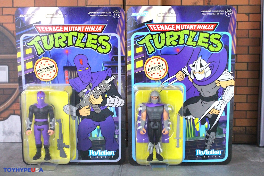 Super7 Teenage Mutant Ninja Turtles ReAction Wave 8 (Cartoon) Figures ...