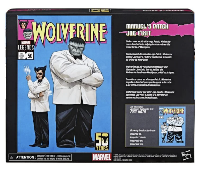 Hasbro Marvel Legends Wolverine 50th Anniversary Wolverine (Patch ...