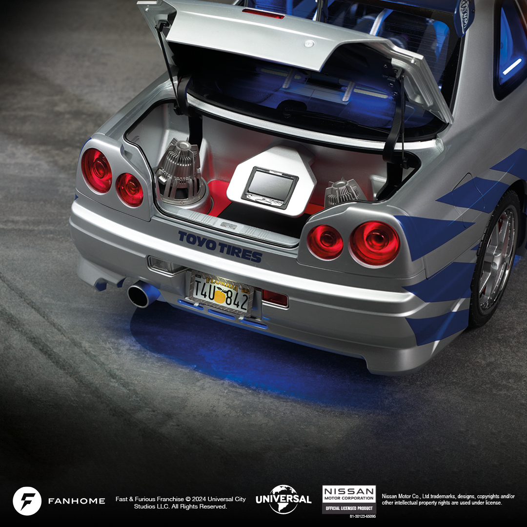 FanHome Launches Fast & Furious Nissan Skyline 1:8 Scale Build-Up Model